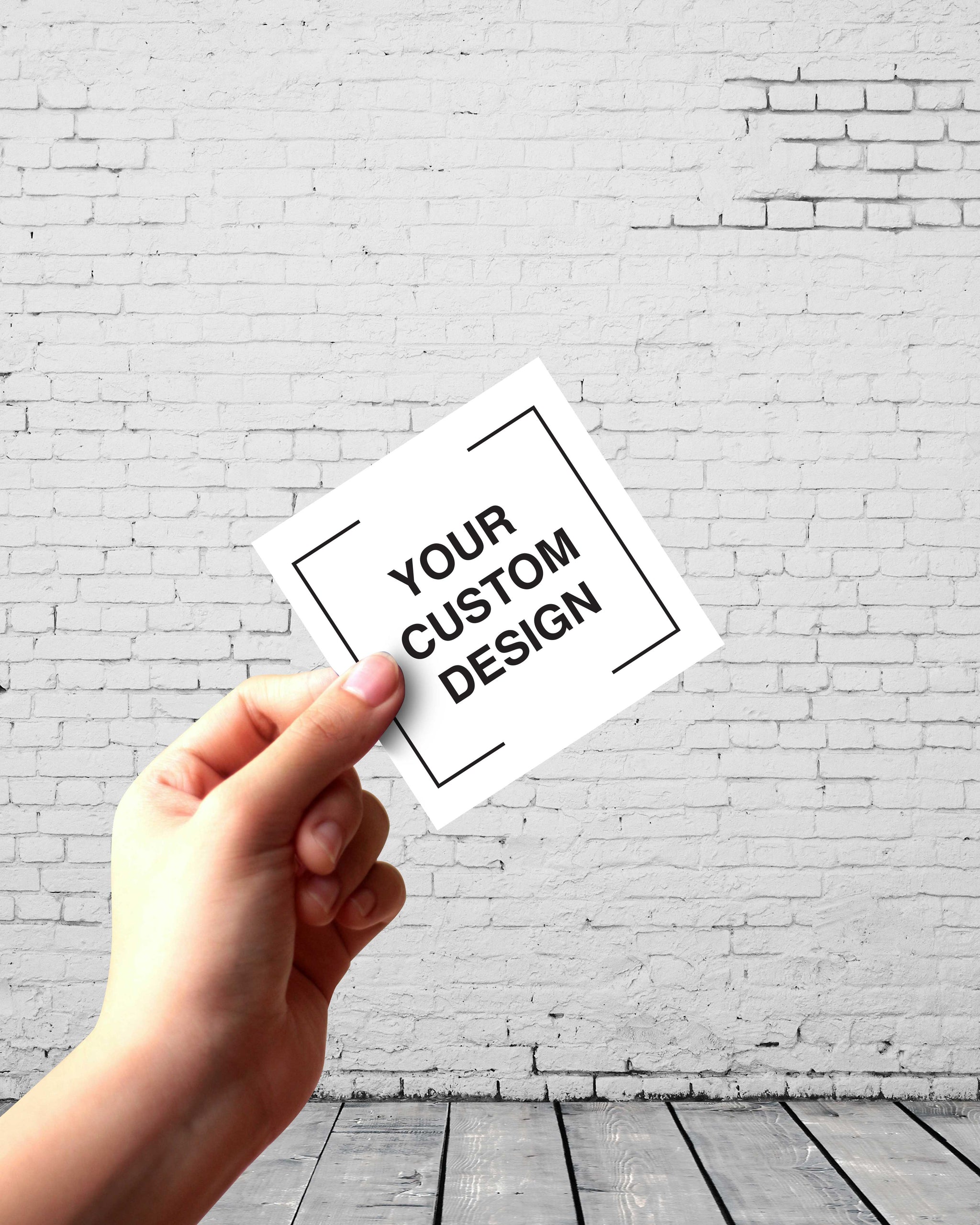 Custom Vinyl Sticker 100mm x 100mm – New Signs