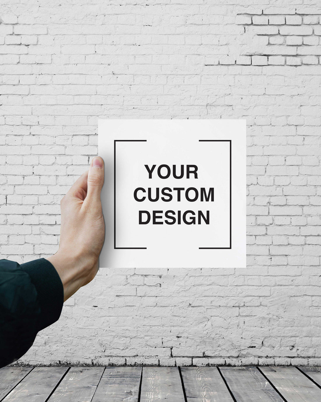 Custom Vinyl Sticker 400mm x 400mm – New Signs