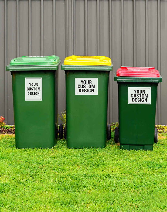 Custom Design Wheelie Bin Stickers – New Signs