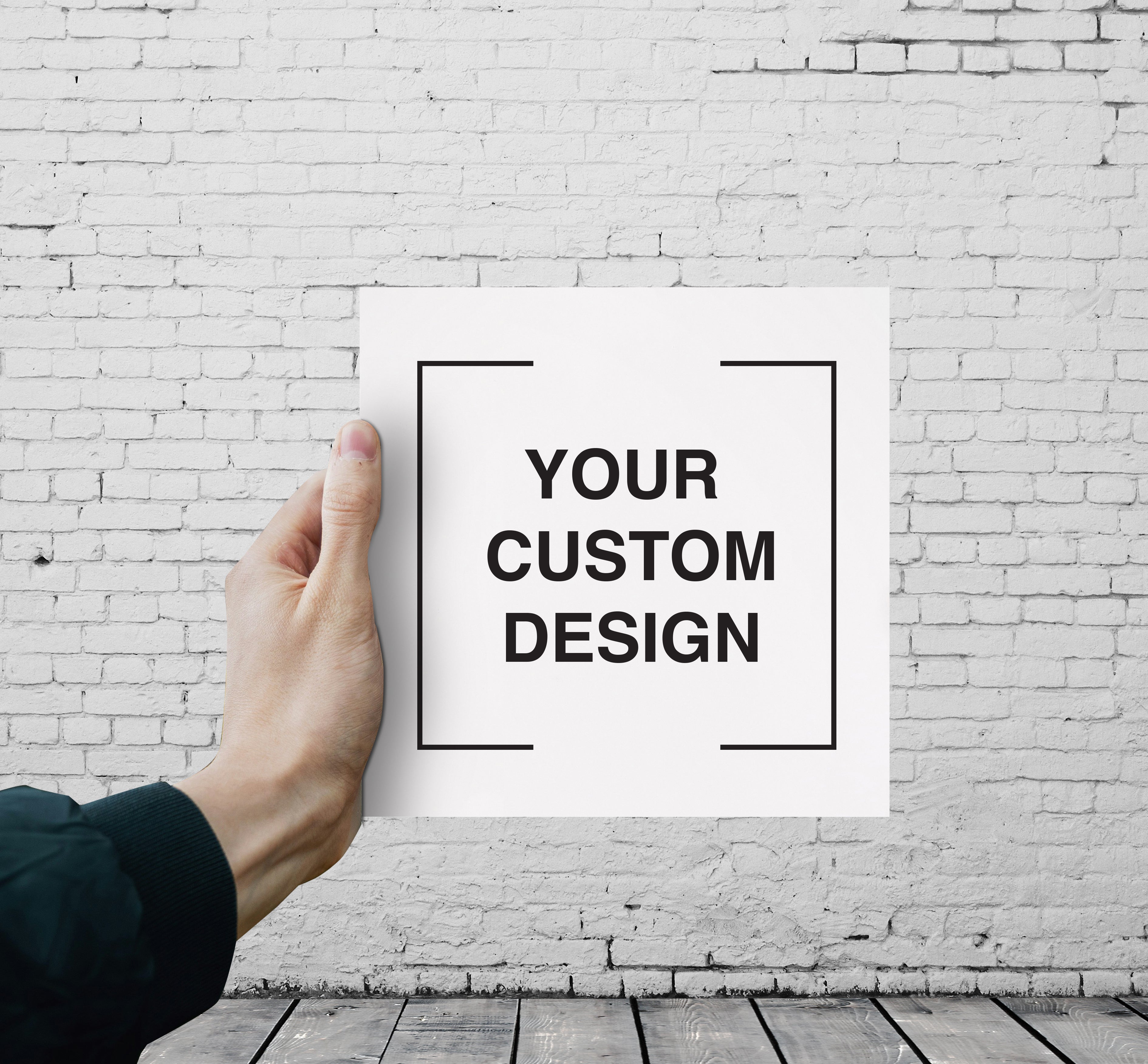 Custom Vinyl Sticker 400mm x 400mm – New Signs