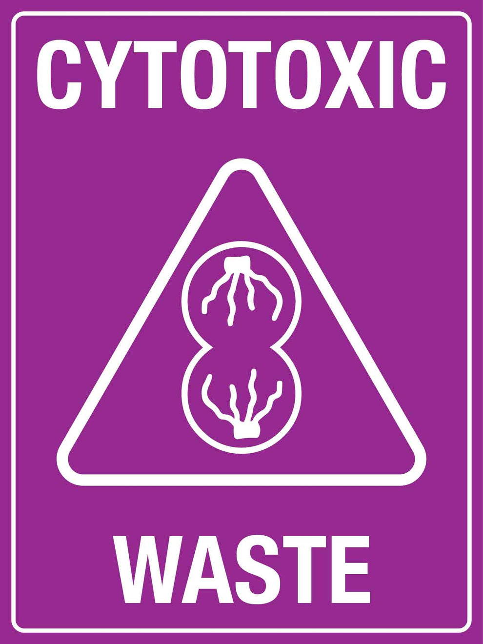 Cytotoxic Waste Sign – New Signs