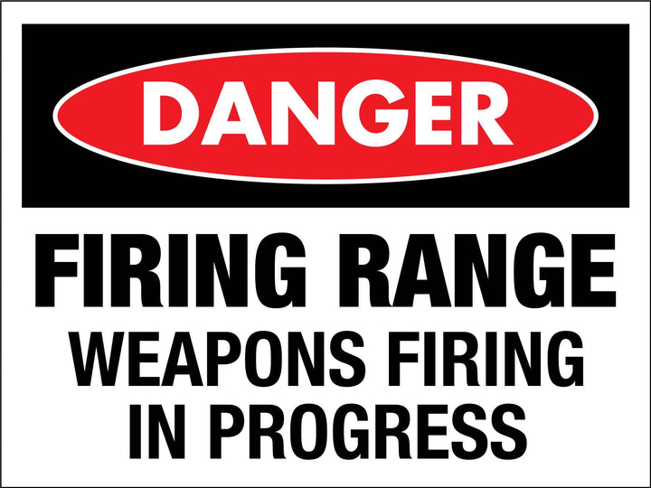 Shooting Range Signs | Gun Range Signage – New Signs