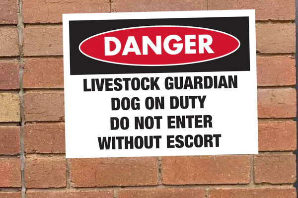 Dangerous Dog Signs – New Signs