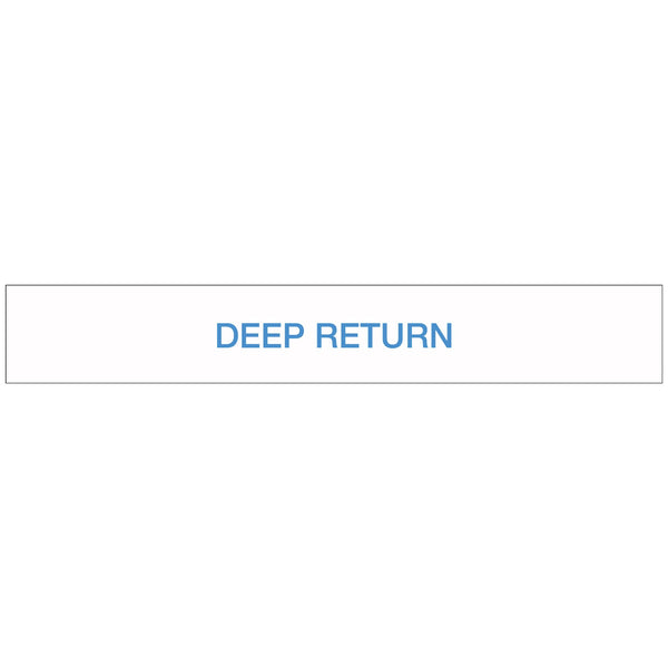 Pool/Spa - Deep Return - Pipe Marker Sticker – New Signs