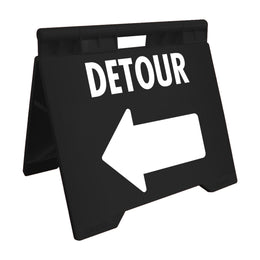 Detour Left - Evarite A-Frame Sign – New Signs