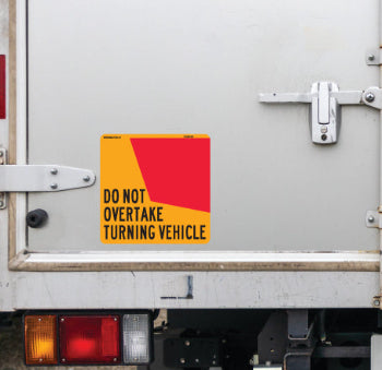 Do Not Overtake Turning Vehicle Signs – New Signs