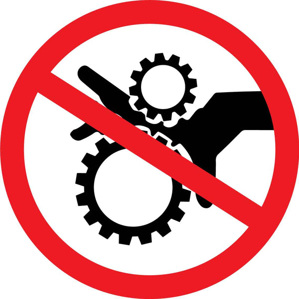 Do Not Touch Moving Parts Decal – New Signs