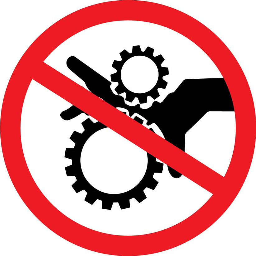 Do Not Touch Moving Parts Decal – New Signs