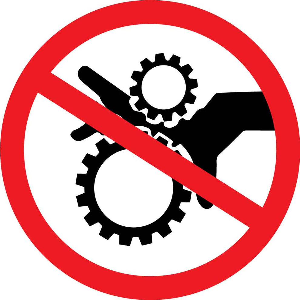 Do Not Touch Moving Parts Decal – New Signs