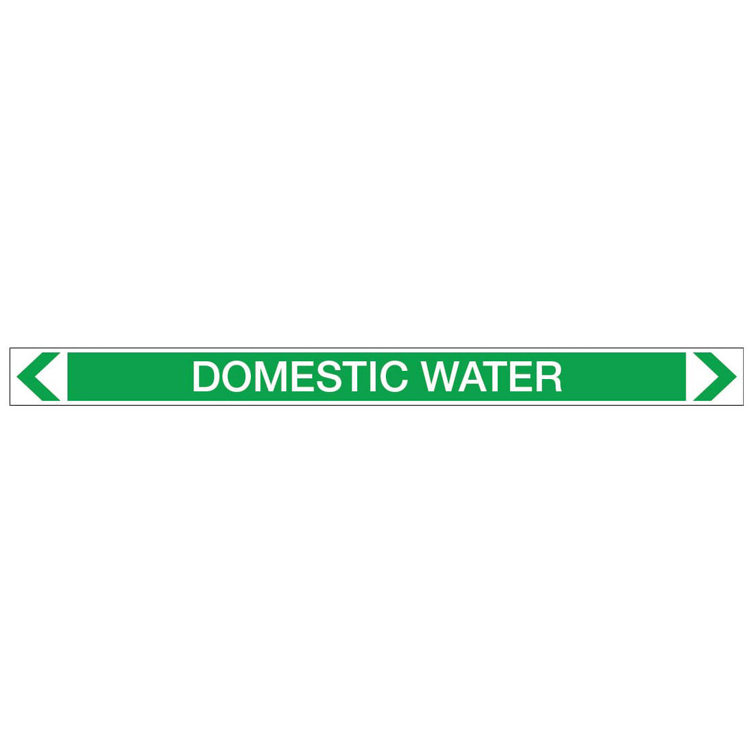 Water - Domestic Water - Pipe Marker Sticker – New Signs