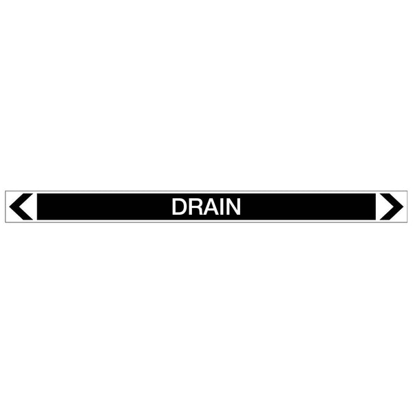 Miscellaneous - Drain - Pipe Marker Sticker – New Signs