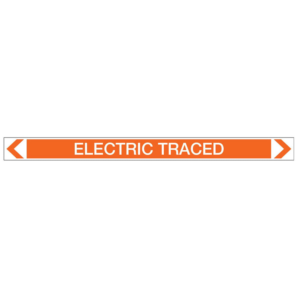 Electrical - Electric Traced - Pipe Marker Sticker – New Signs