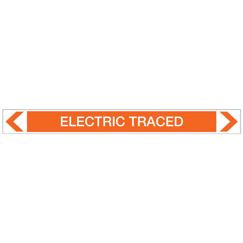 Electrical - Electric Traced - Pipe Marker Sticker – New Signs