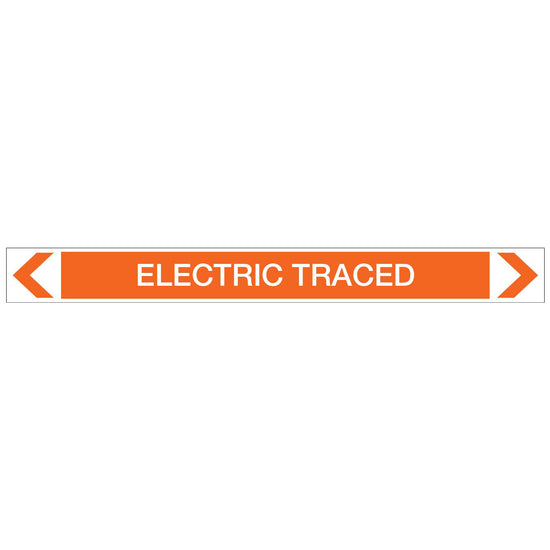 Electrical - Electric Traced - Pipe Marker Sticker – New Signs