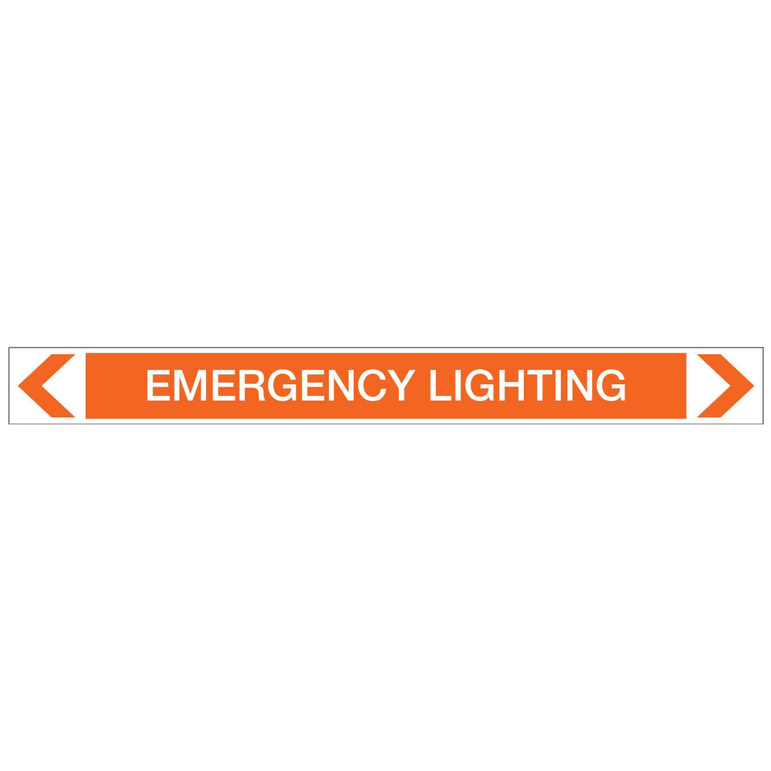 Electrical - Emergency Lighting - Pipe Marker Sticker – New Signs