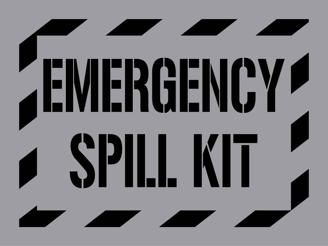 Emergency Spill Kit - Aluminium Composite Stencil – New Signs