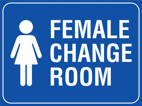 Female Change Room Sign – New Signs