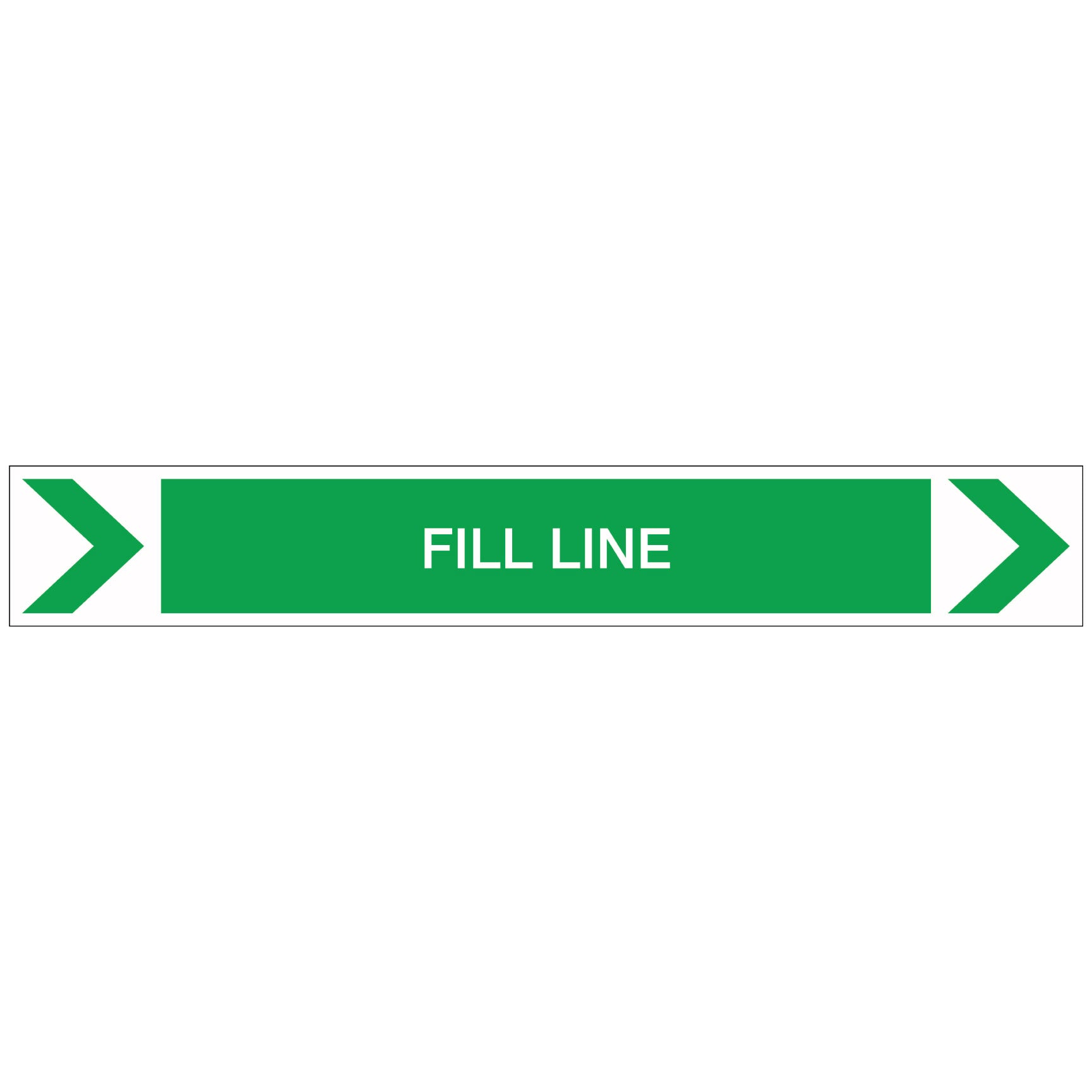 Pool/Spa - Fill Line (Right) - Pipe Marker Sticker – New Signs