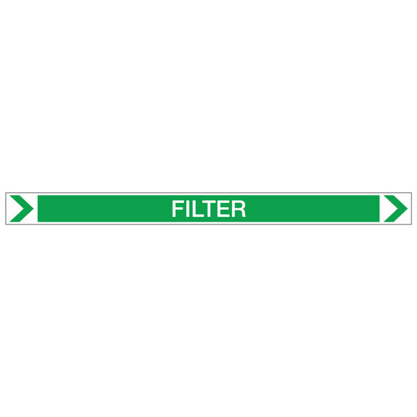 Pool/Spa - Filter (Right) - Pipe Marker Sticker – New Signs