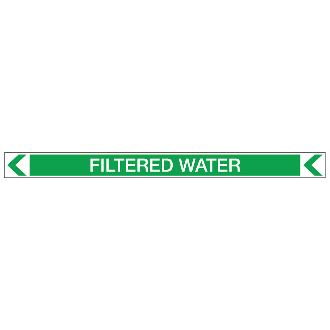 Pool/Spa - Filtered Water (Left) - Pipe Marker Sticker – New Signs