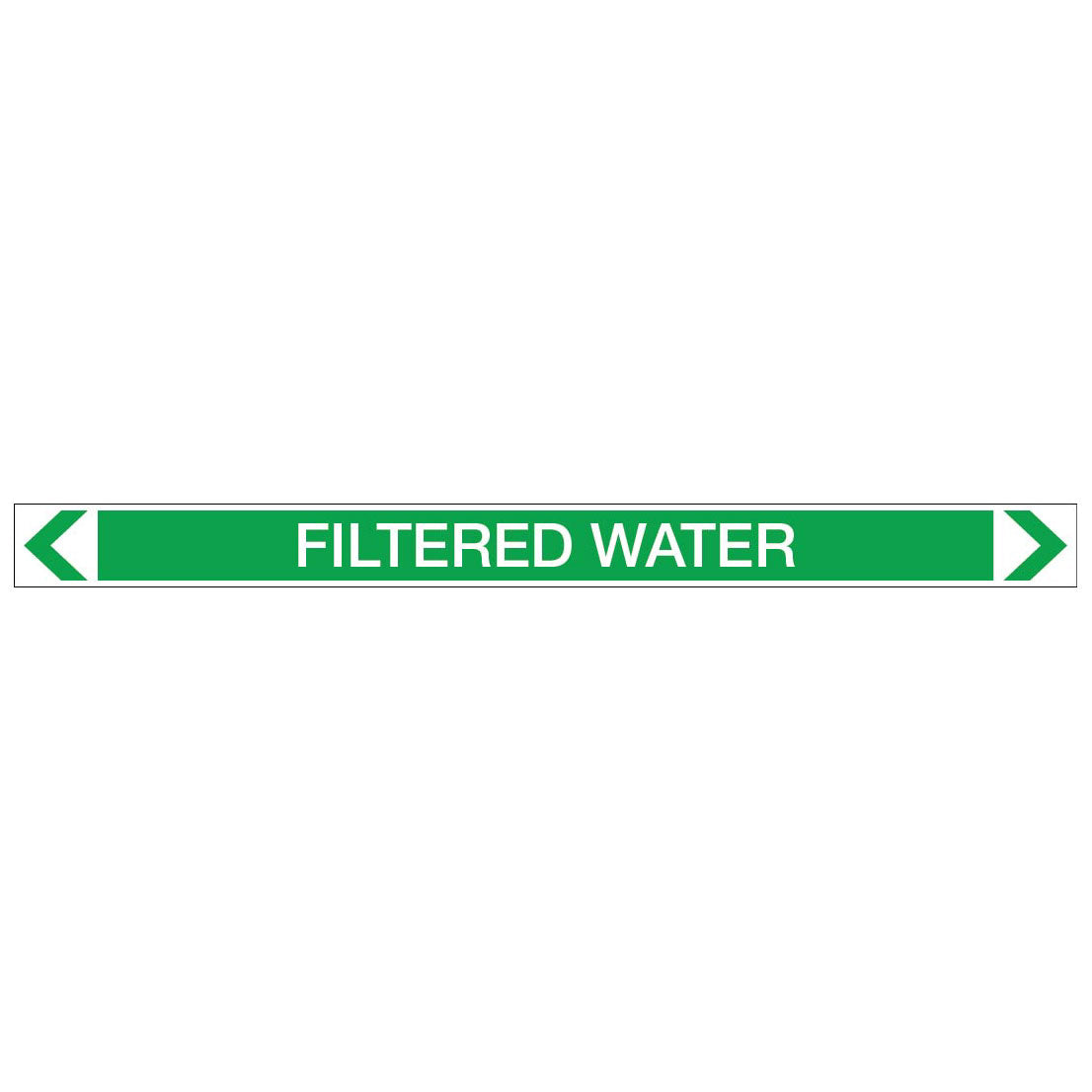 Water - Filtered Water - Pipe Marker Sticker – New Signs