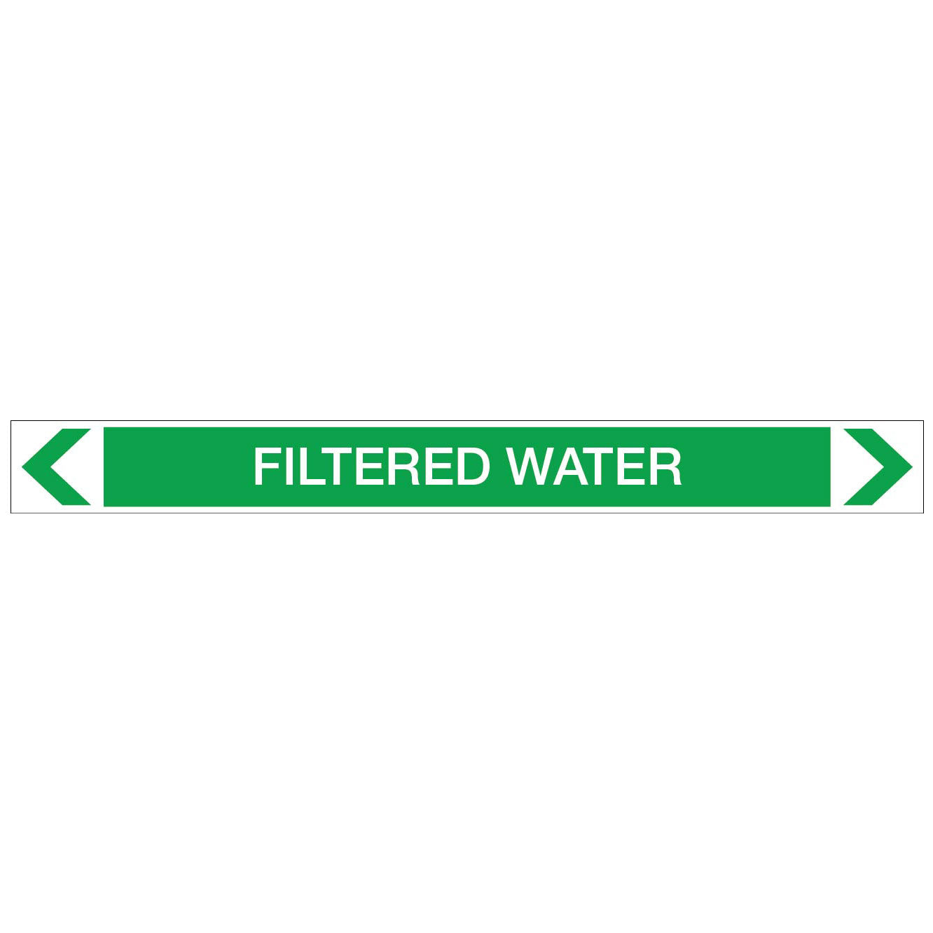 Water - Filtered Water - Pipe Marker Sticker – New Signs