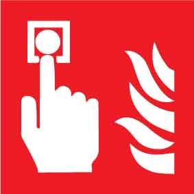 Fire Alarm (Square) Decal – New Signs