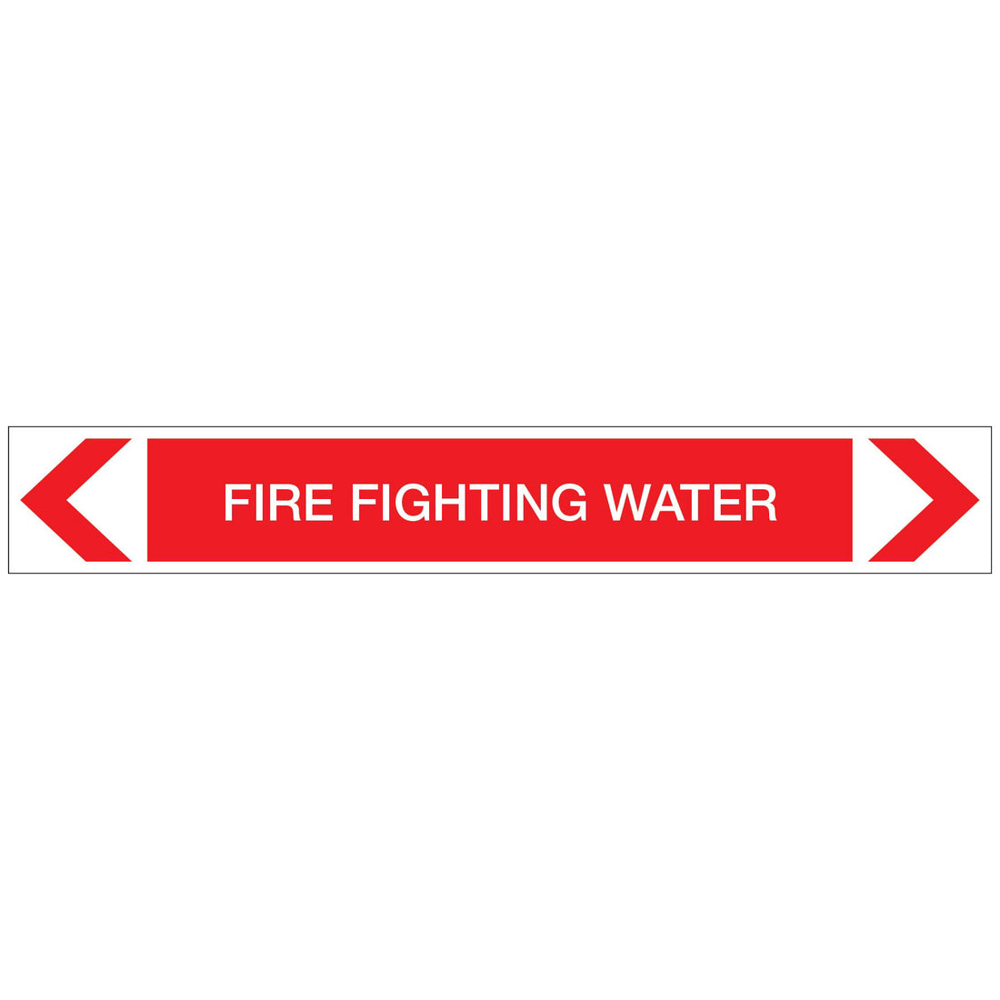 Fire Protection - Fire Fighting Water - Pipe Marker Sticker – New Signs