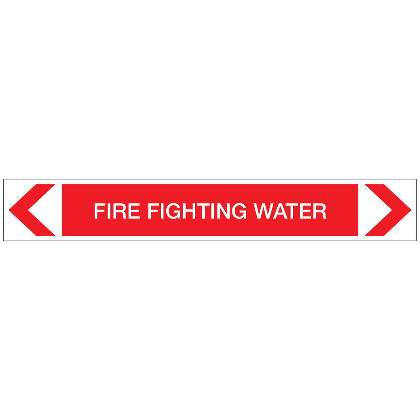 Fire Protection - Fire Fighting Water - Pipe Marker Sticker – New Signs