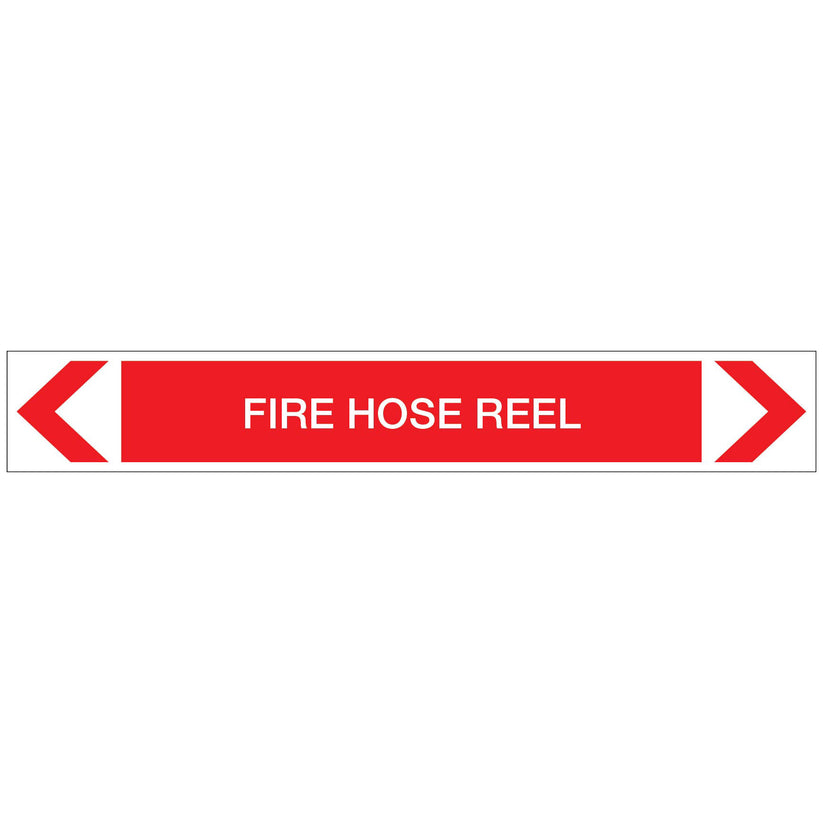 Fire Protection - Fire Hose Reel - Pipe Marker Sticker – New Signs