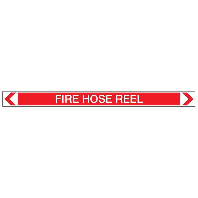 Fire Protection - Fire Hose Reel - Pipe Marker Sticker – New Signs