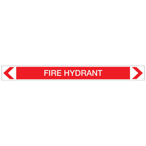 Fire Protection - Fire Hydrant - Pipe Marker Sticker – New Signs