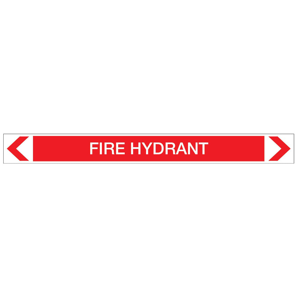 Fire Protection - Fire Hydrant - Pipe Marker Sticker – New Signs