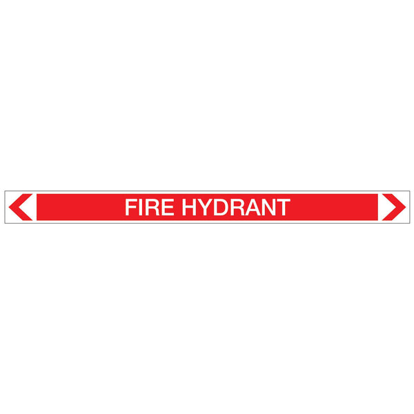 Fire Protection - Fire Hydrant - Pipe Marker Sticker – New Signs