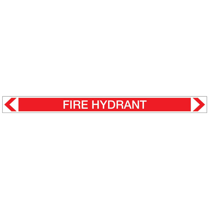 Fire Protection - Fire Hydrant - Pipe Marker Sticker – New Signs