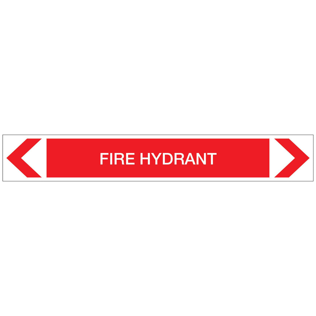 Fire Protection - Fire Hydrant - Pipe Marker Sticker – New Signs