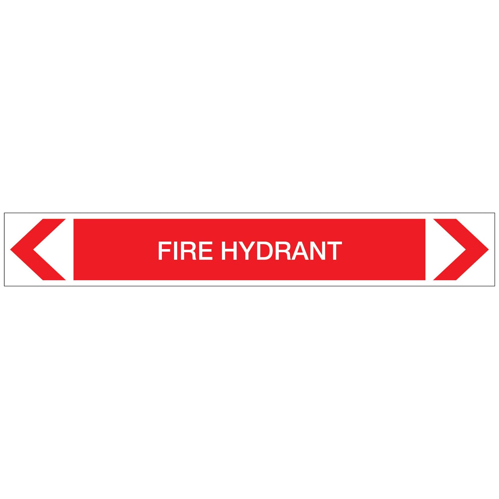 Fire Protection - Fire Hydrant - Pipe Marker Sticker – New Signs