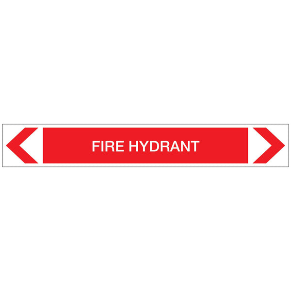 Fire Protection - Fire Hydrant - Pipe Marker Sticker – New Signs