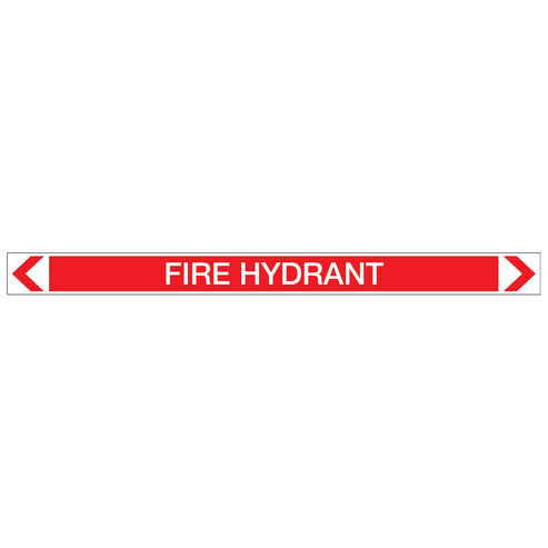 Fire Protection - Fire Hydrant - Pipe Marker Sticker – New Signs