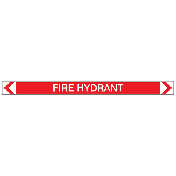 Fire Protection - Fire Hydrant - Pipe Marker Sticker – New Signs