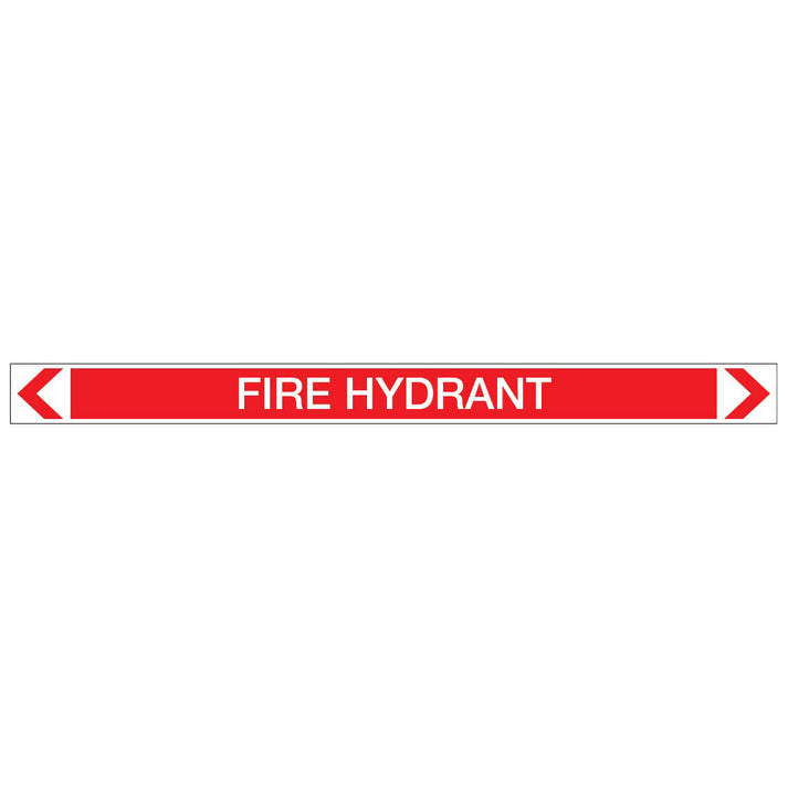 Fire Protection - Fire Hydrant - Pipe Marker Sticker – New Signs