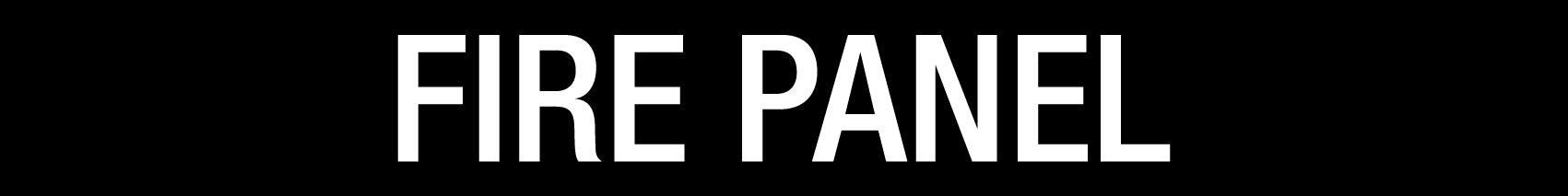 Fire Panel - Statutory Sign – New Signs