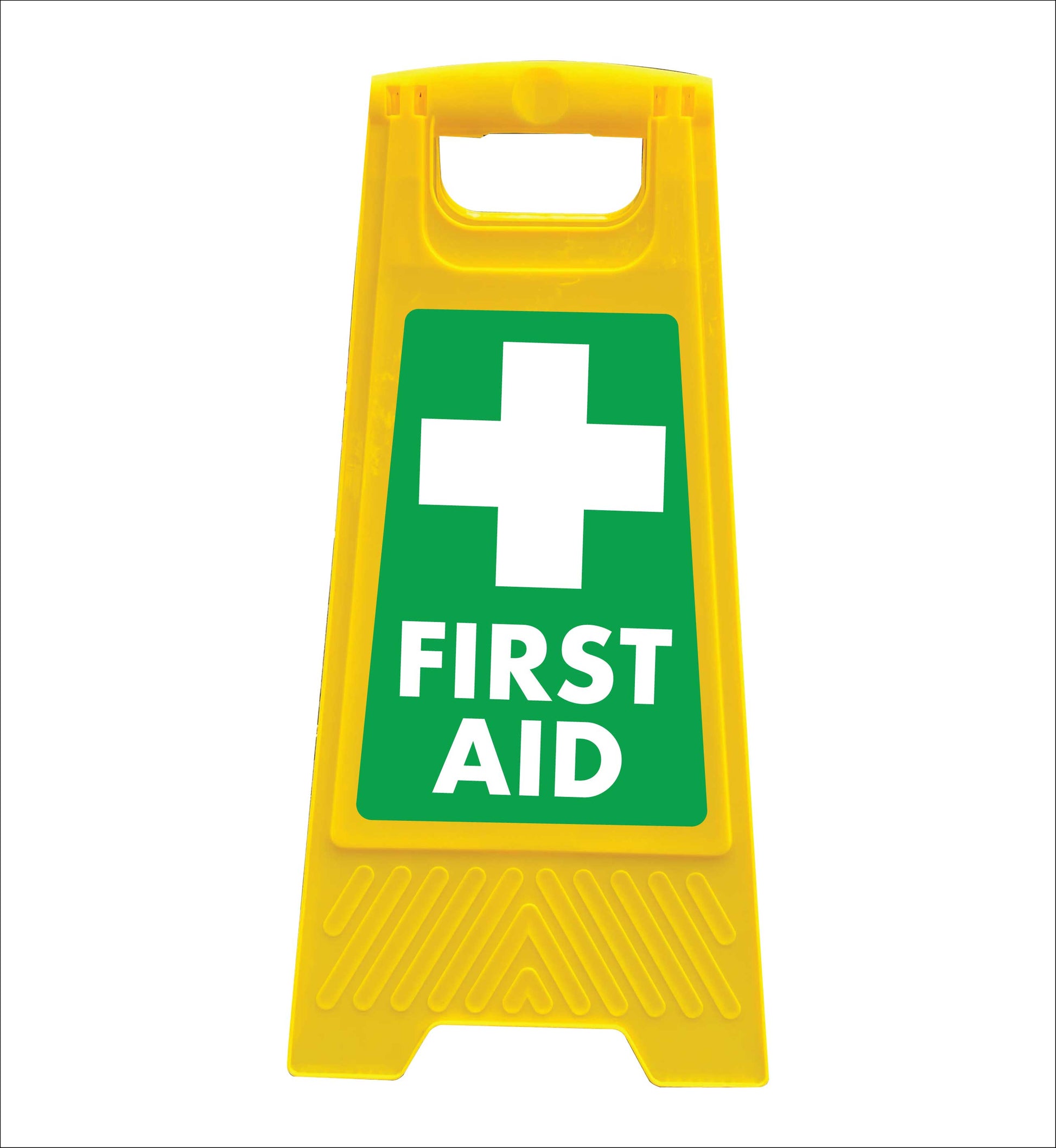 Yellow A-Frame - First Aid – New Signs