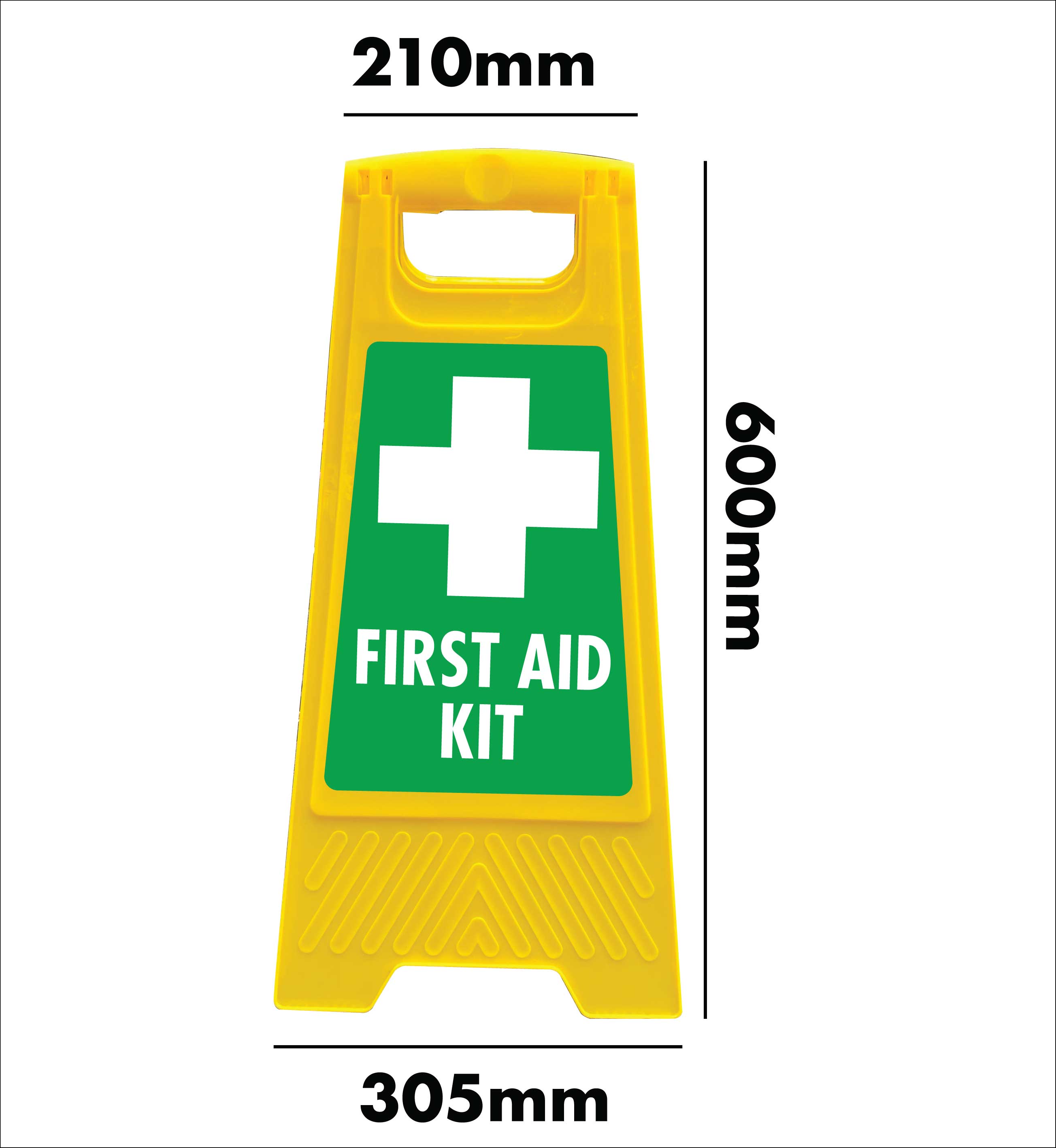 Yellow A-Frame - First Aid Kit – New Signs