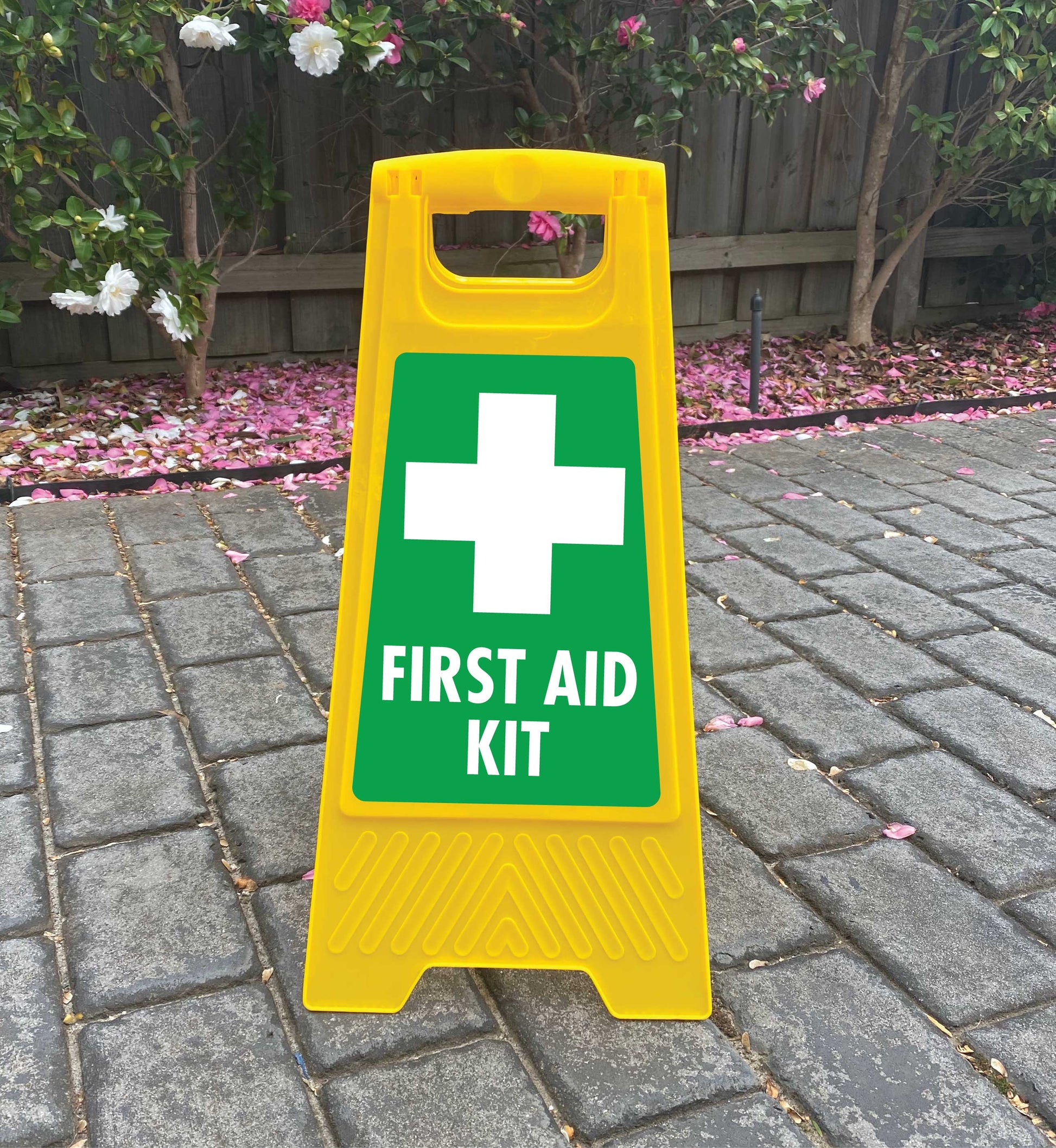 Yellow A-Frame - First Aid Kit – New Signs