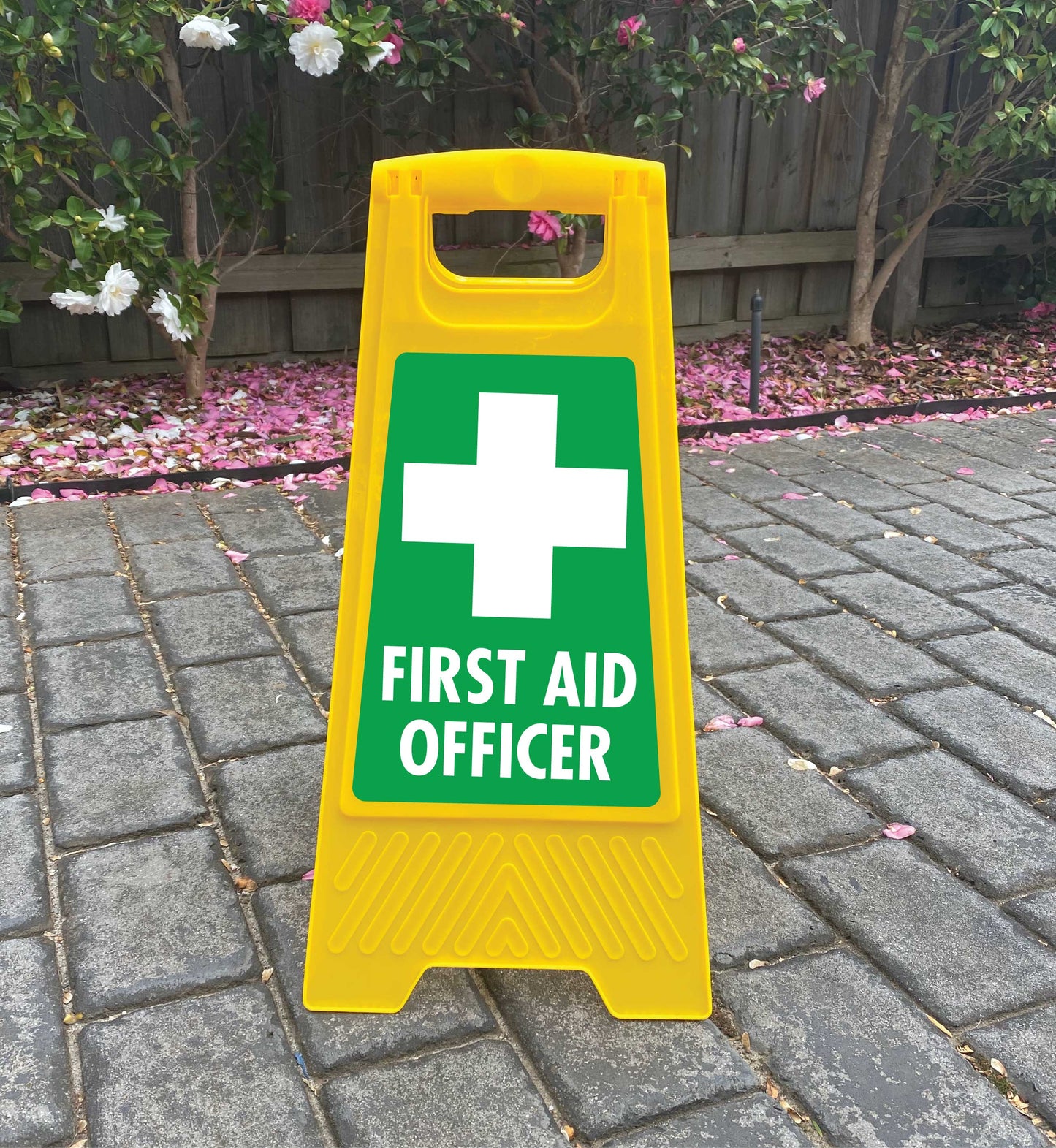 Yellow A-Frame - First Aid Officer – New Signs