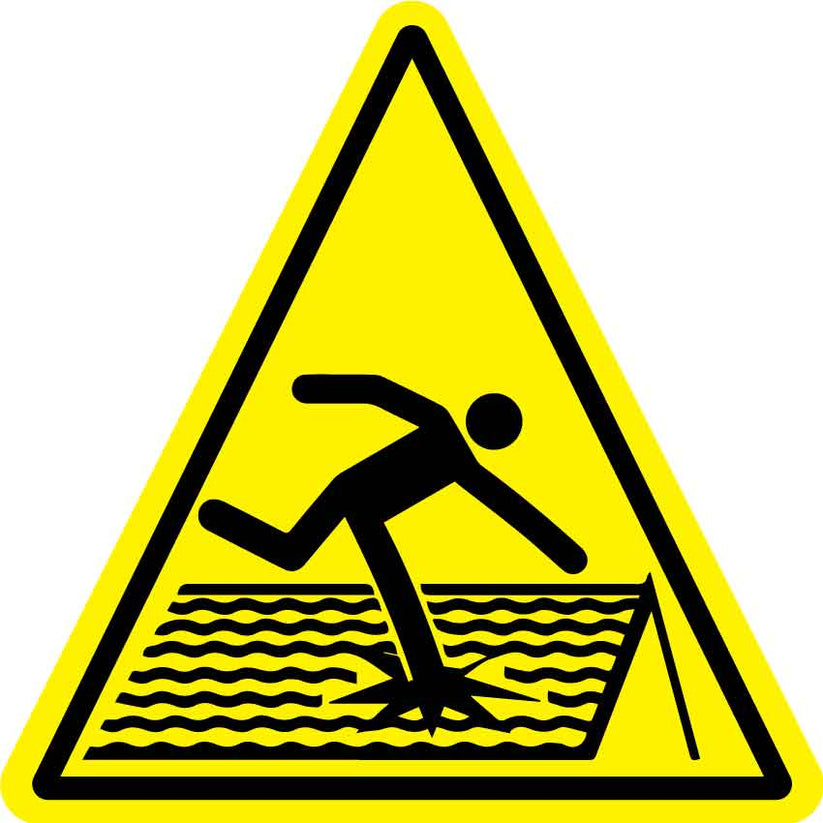 Fragile Roof (Triangle) Decal – New Signs