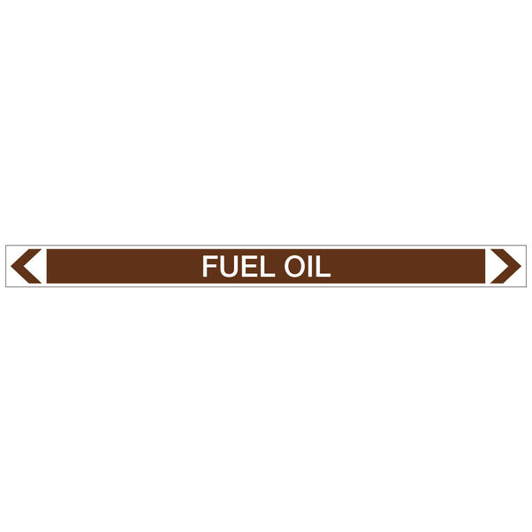 Oils - Fuel Oil - Pipe Marker Sticker – New Signs