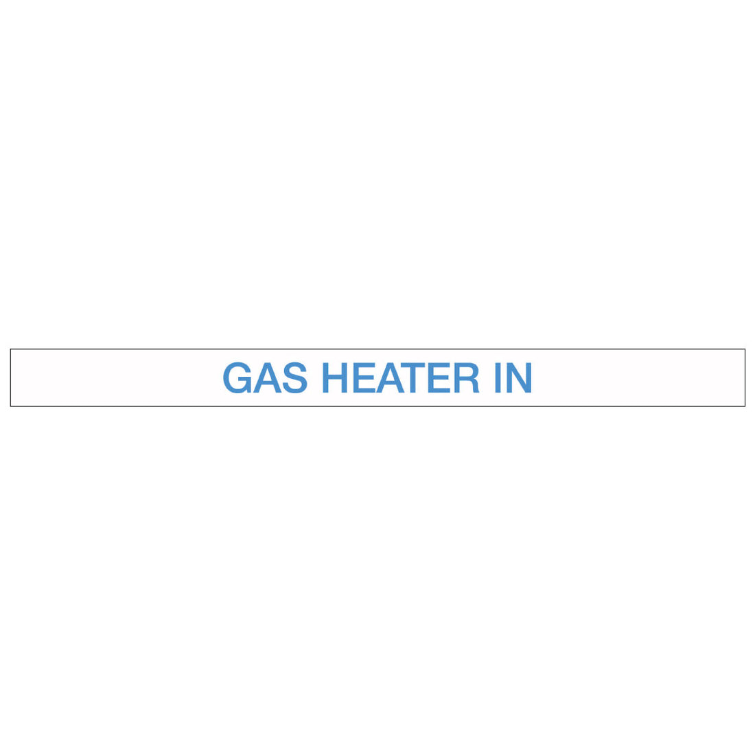 Pool/Spa - GAS Heater In - Pipe Marker Sticker – New Signs