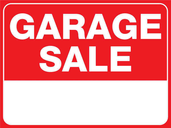 Garage Sale Sign – New Signs